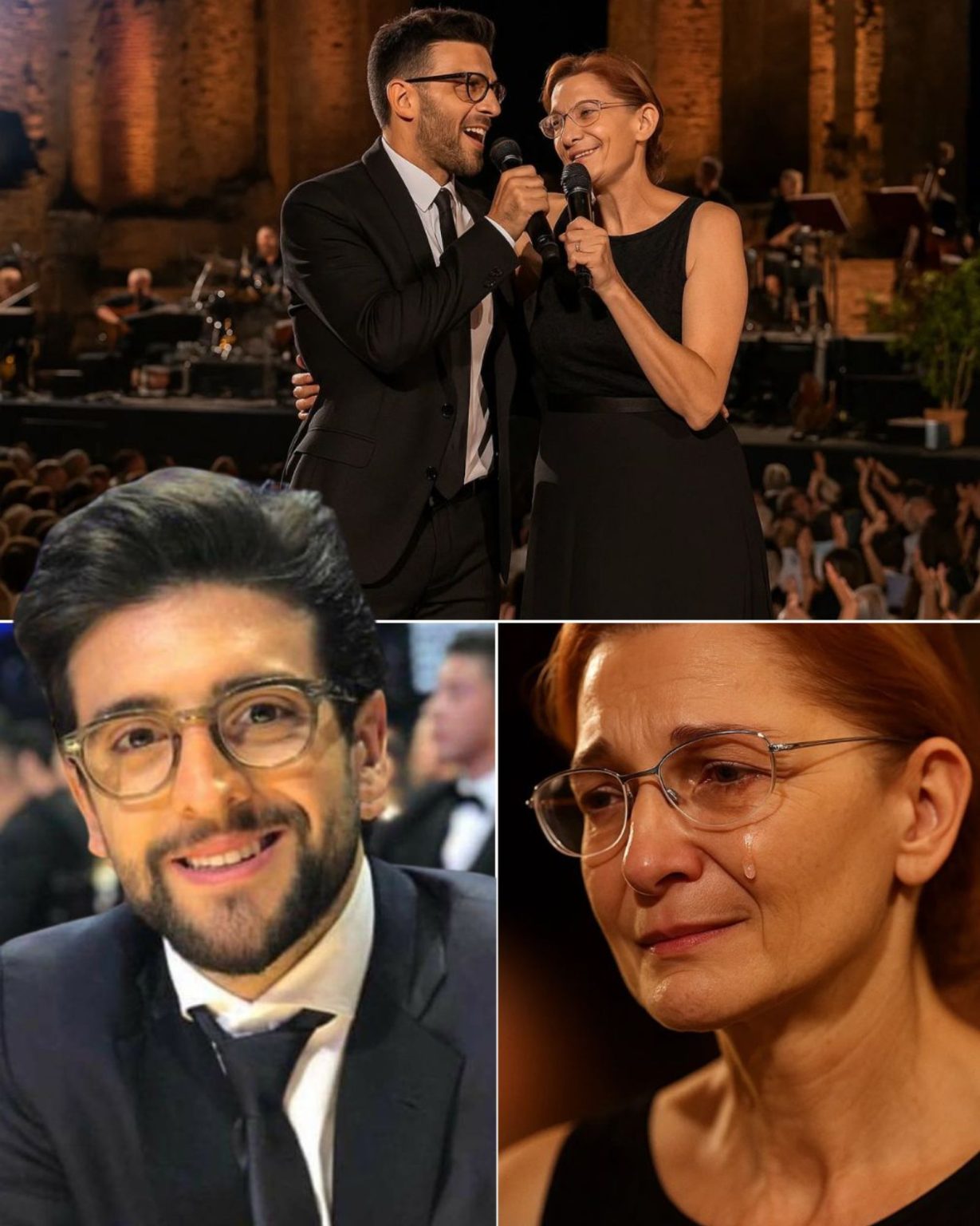 “IN A 2,000-YEAR-OLD THEATER, A GROWN MAN SANG FOR HIS MOTHER.” “This ...